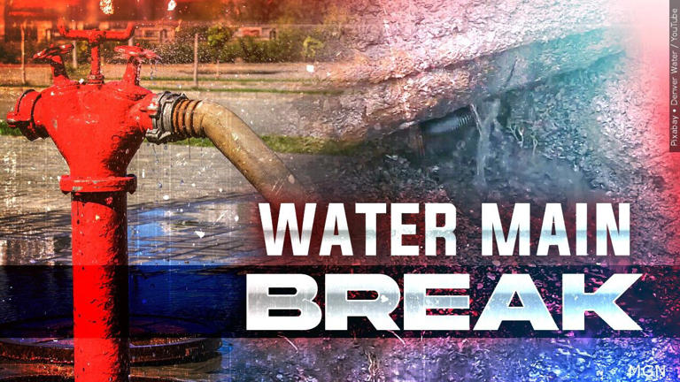 UPDATE: Large water main break in Crystal Falls contained, city ...