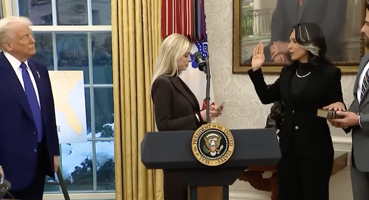 Tulsi Gabbard Sworn In as Director of National Intelligence, Vows to ...