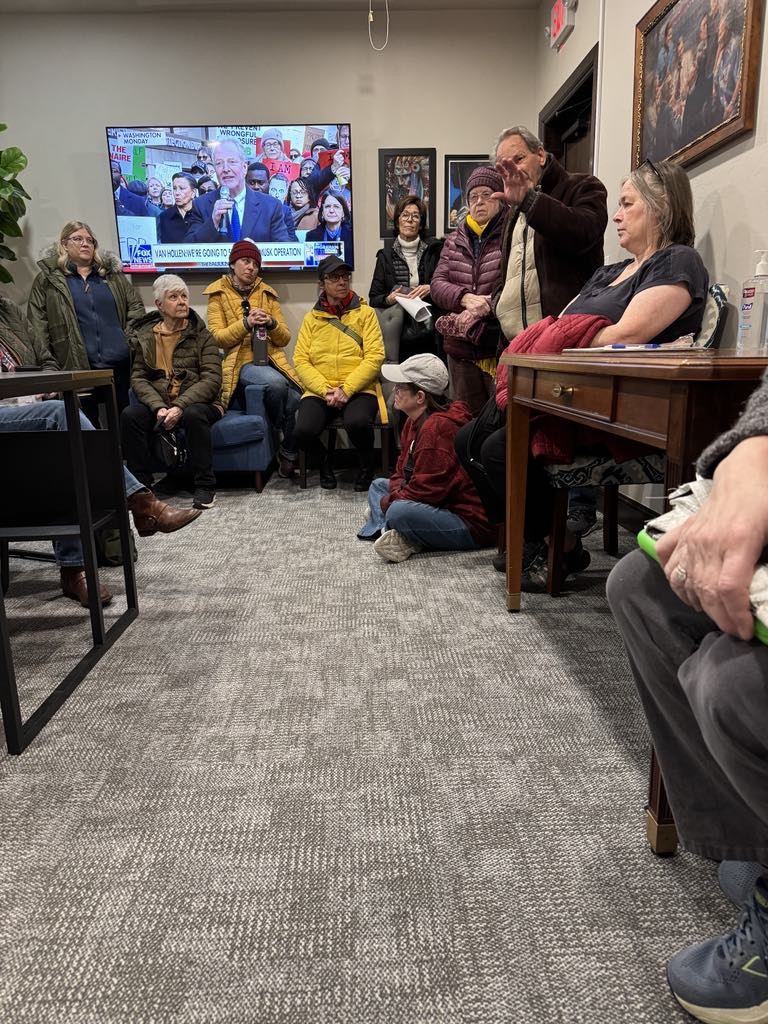 Norman residents protest Rep. Tom Cole over Elon Musk’s government ties