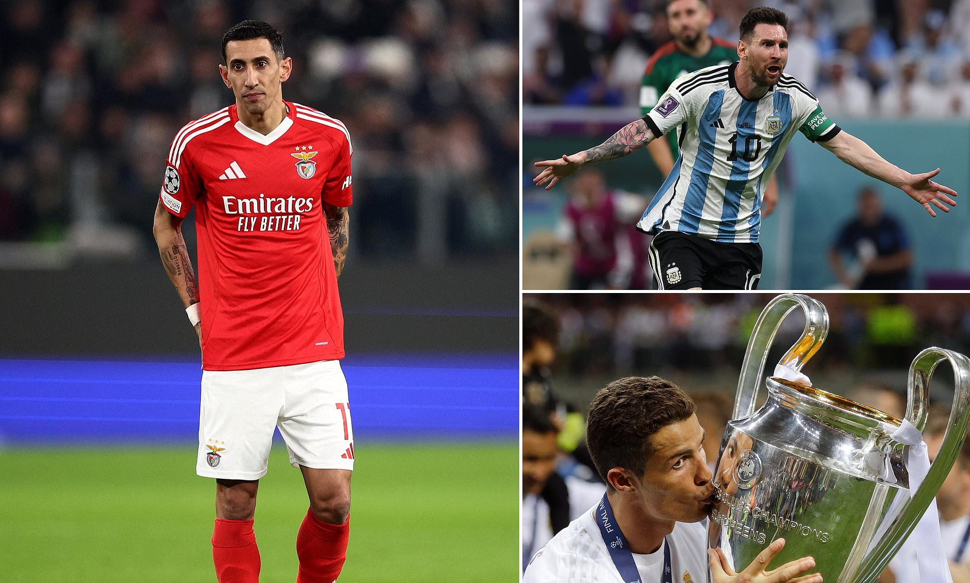 Cristiano Ronaldo's former team-mate Angel Di Maria does not hold back ...