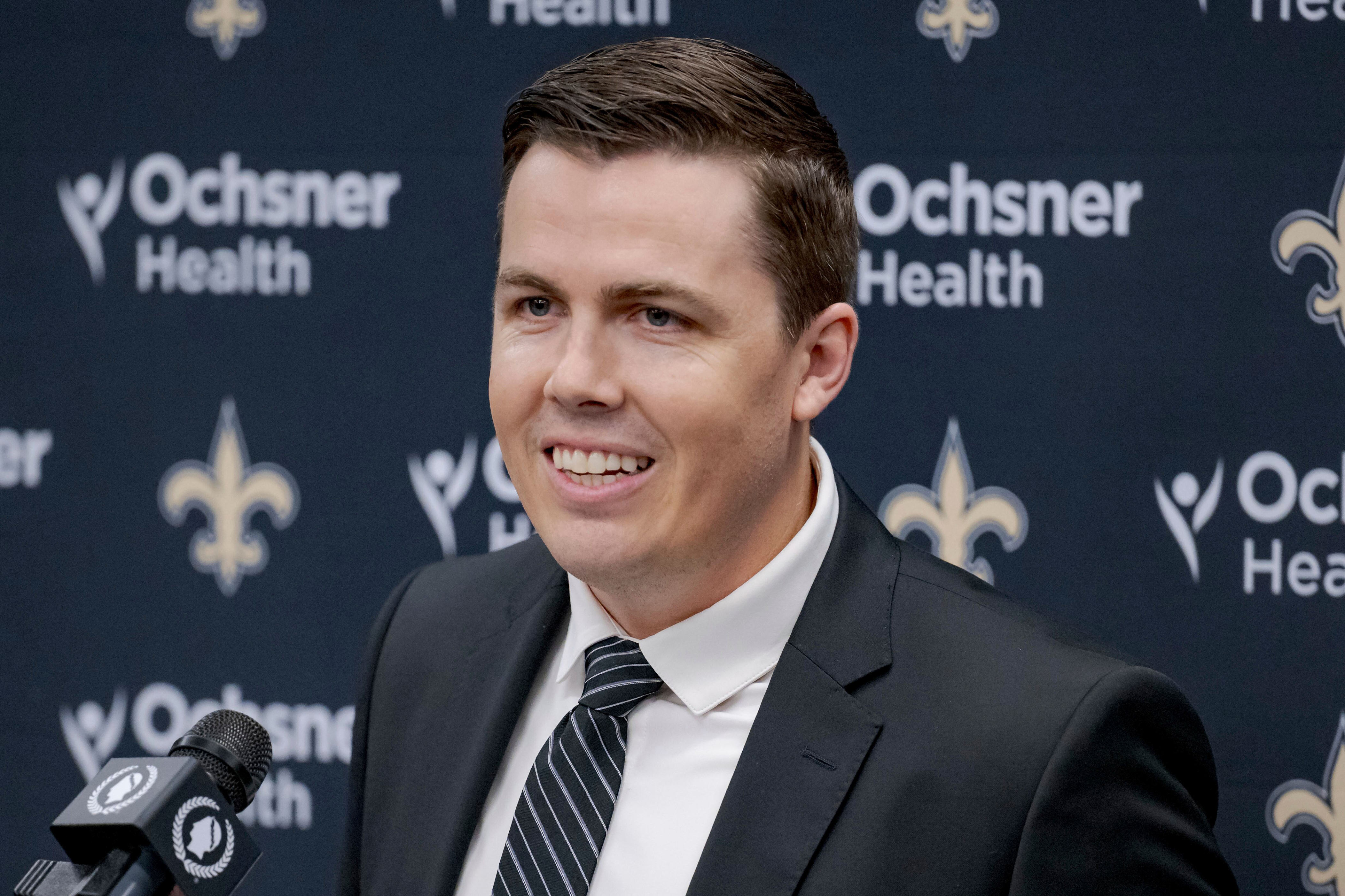 Saints introduce Kellen Moore as new head coach