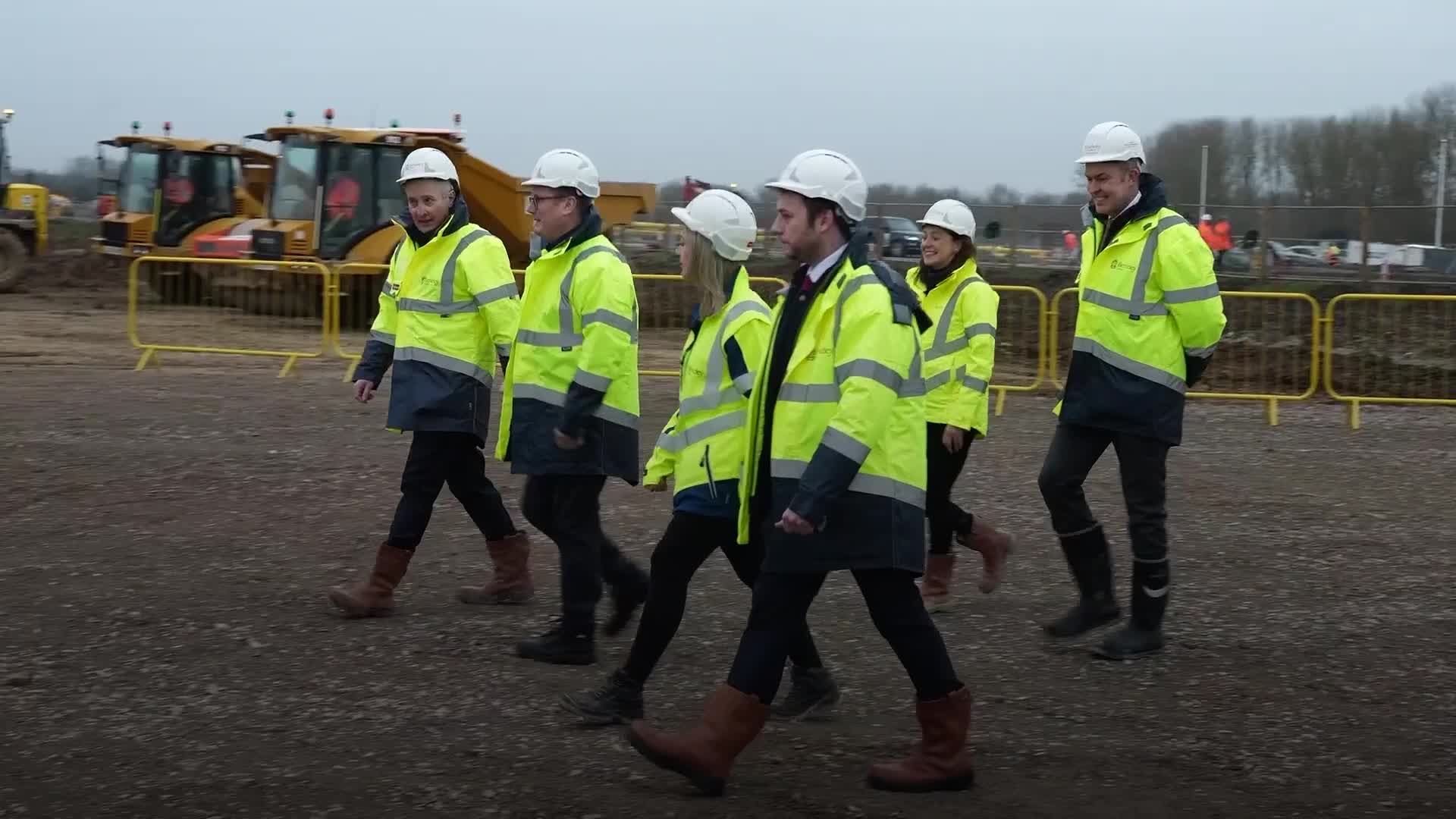 Tractor protest forces Prime Minister to abandon visit to building site