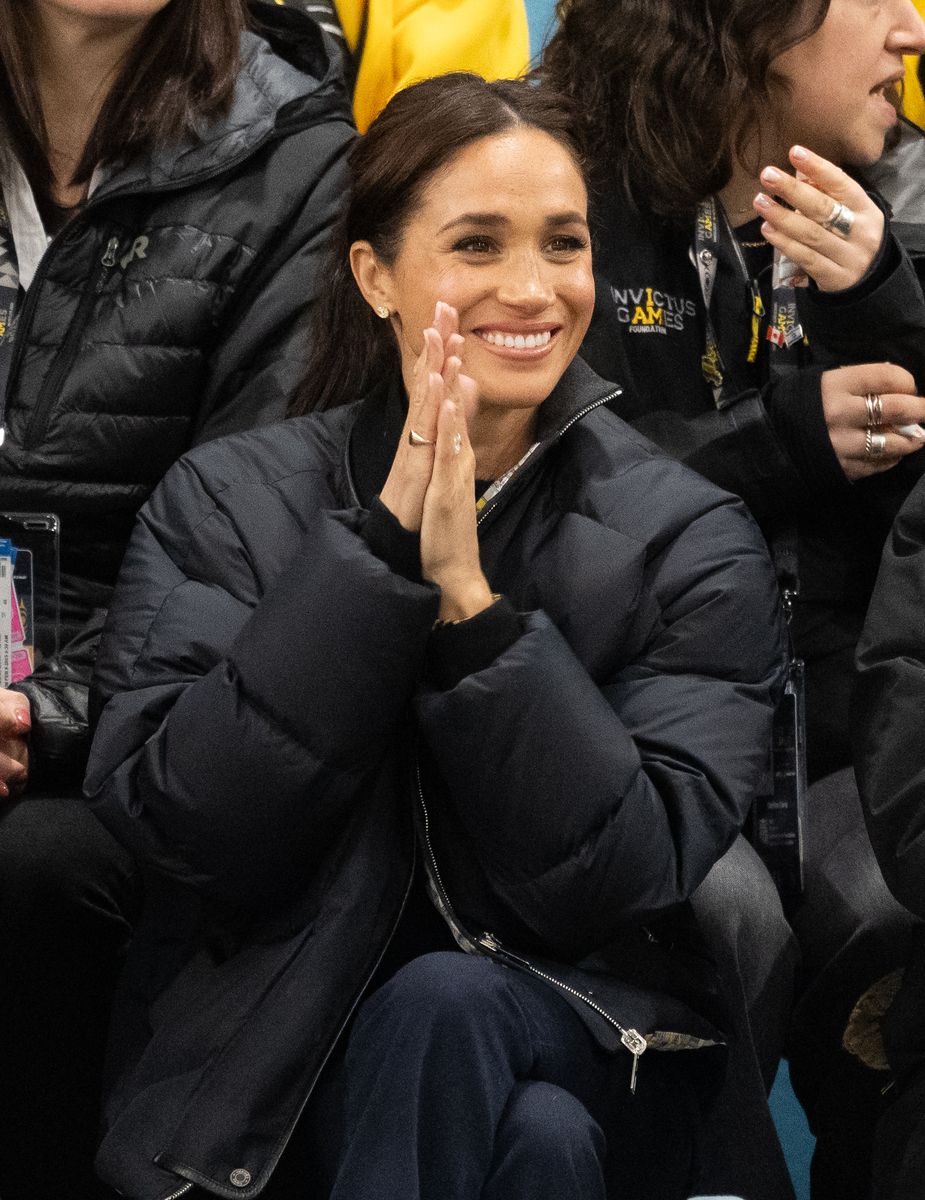 Meghan Markle flashed a signet ring engraved with her and Harry's monogram