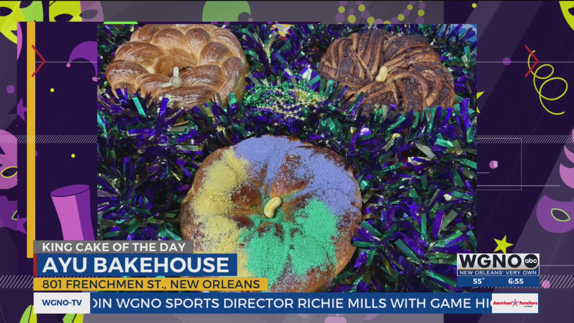 King Cake of the Day: Ayu Bakehouse