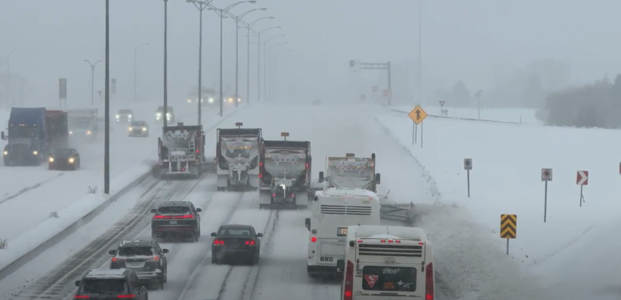 Major winter storm making mark as largest snow event this season in Quebec