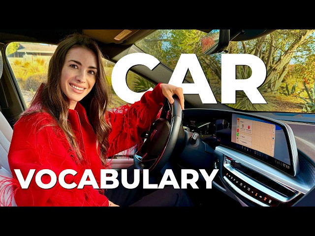 English vocabulary in a car