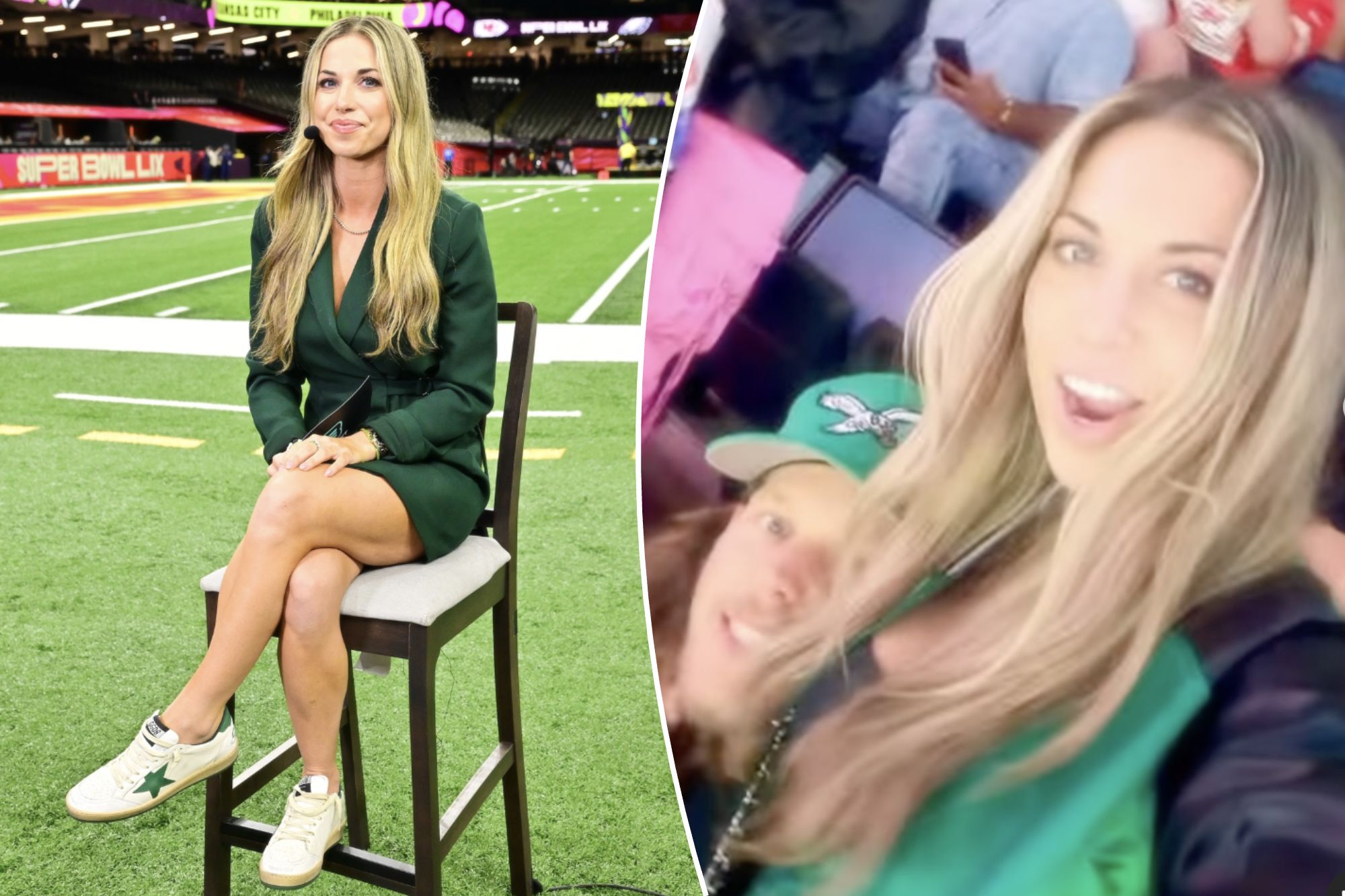 ESPN’s Erin Dolan celebrates ‘best weekend of my life’ at Super Bowl ...
