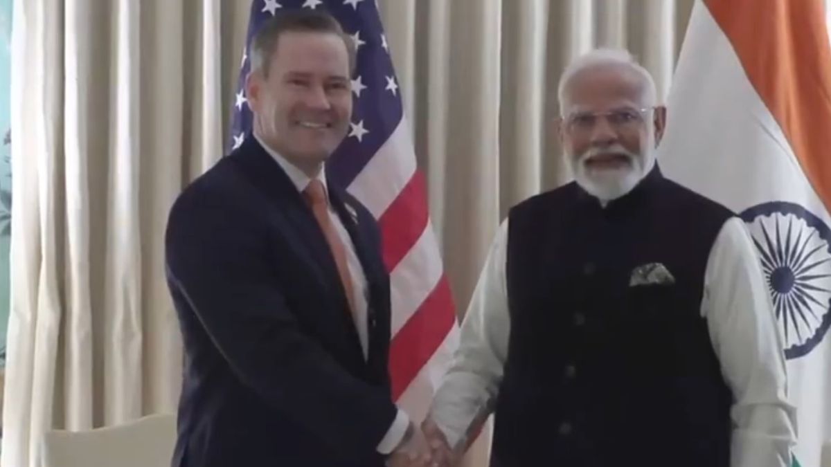 PM Modi Holds Bilateral Meeting With NSA Michael Waltz In Washington ...