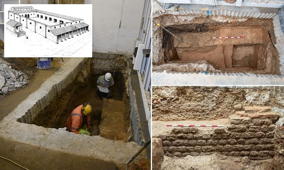London's first Roman basilica is found after 2,000 years