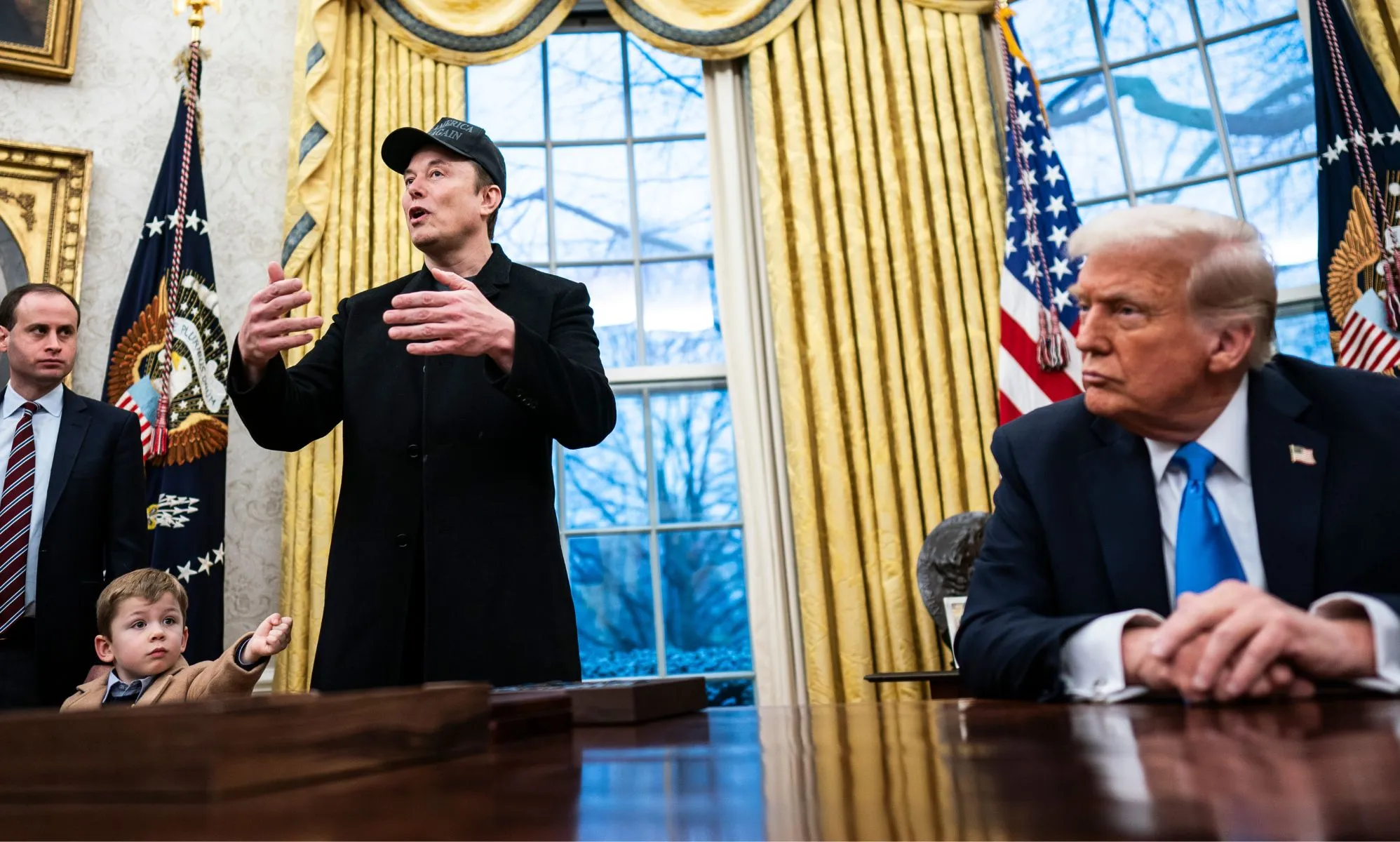 Did Elon Musk’s son X really tell Trump to ‘shush your mouth’? Clip ...