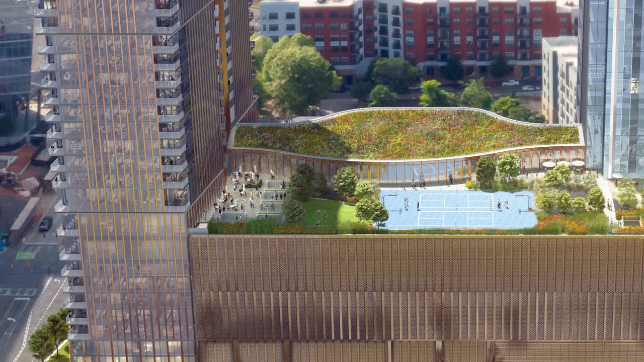 South End's next most luxurious apartment tower hits construction milestone