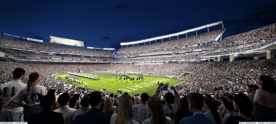 Beaver Stadium renovation: New renderings, details unveiled on capacity