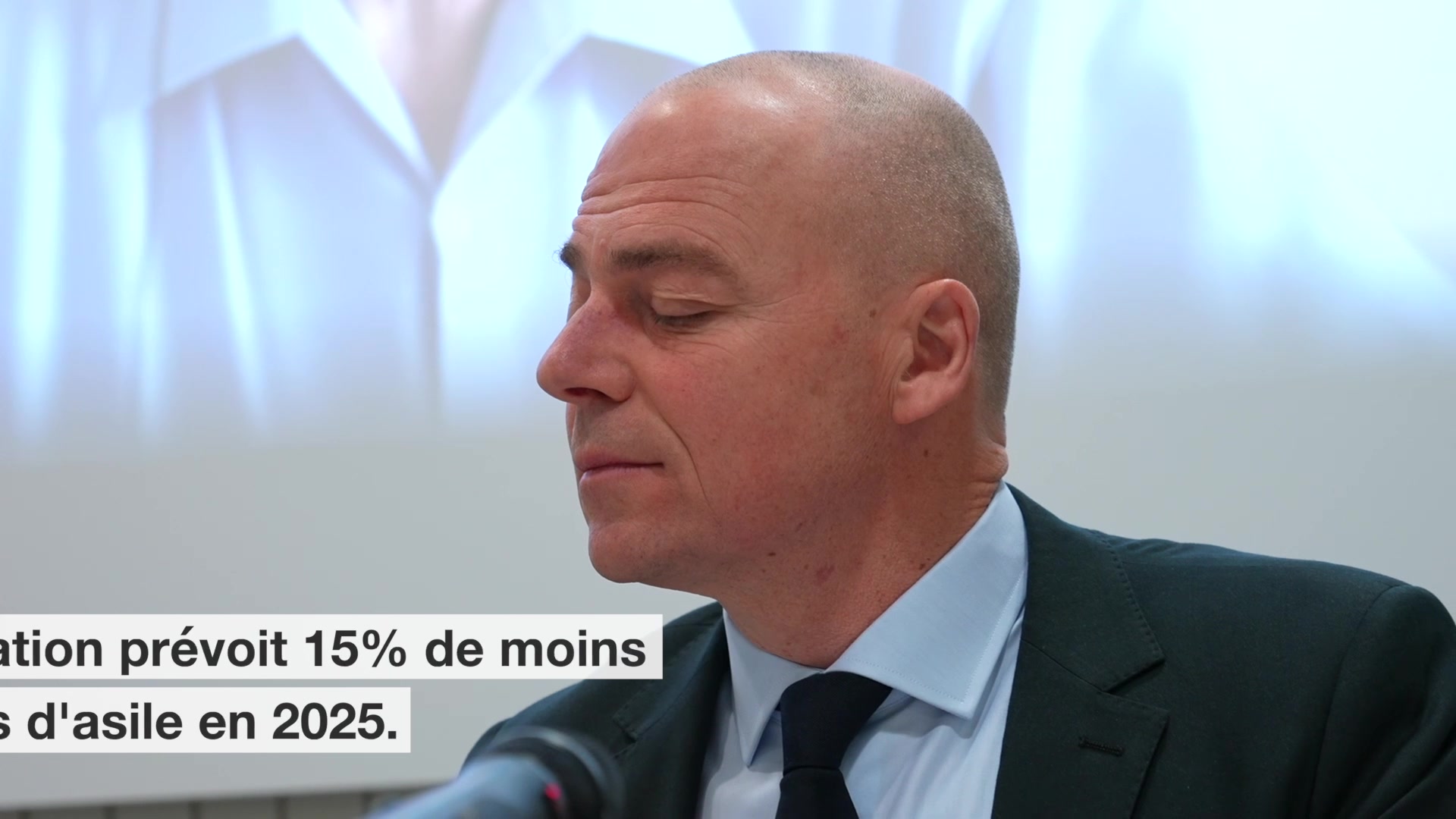La Confédération prévoit 15% de moins de demandes d'asile en 2025