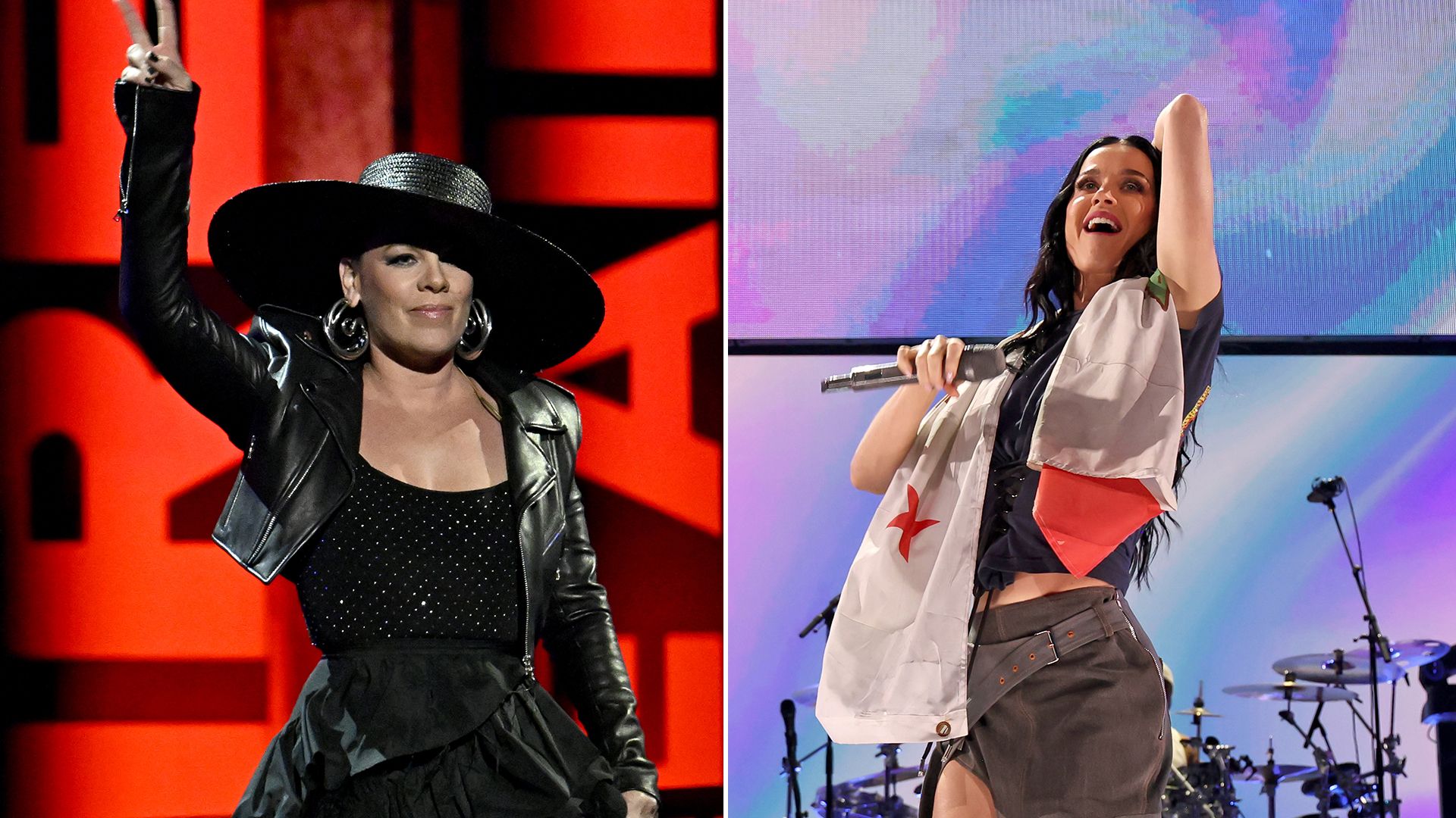 Pink and Katy Perry lead star performances at FireAid Benefit Concert