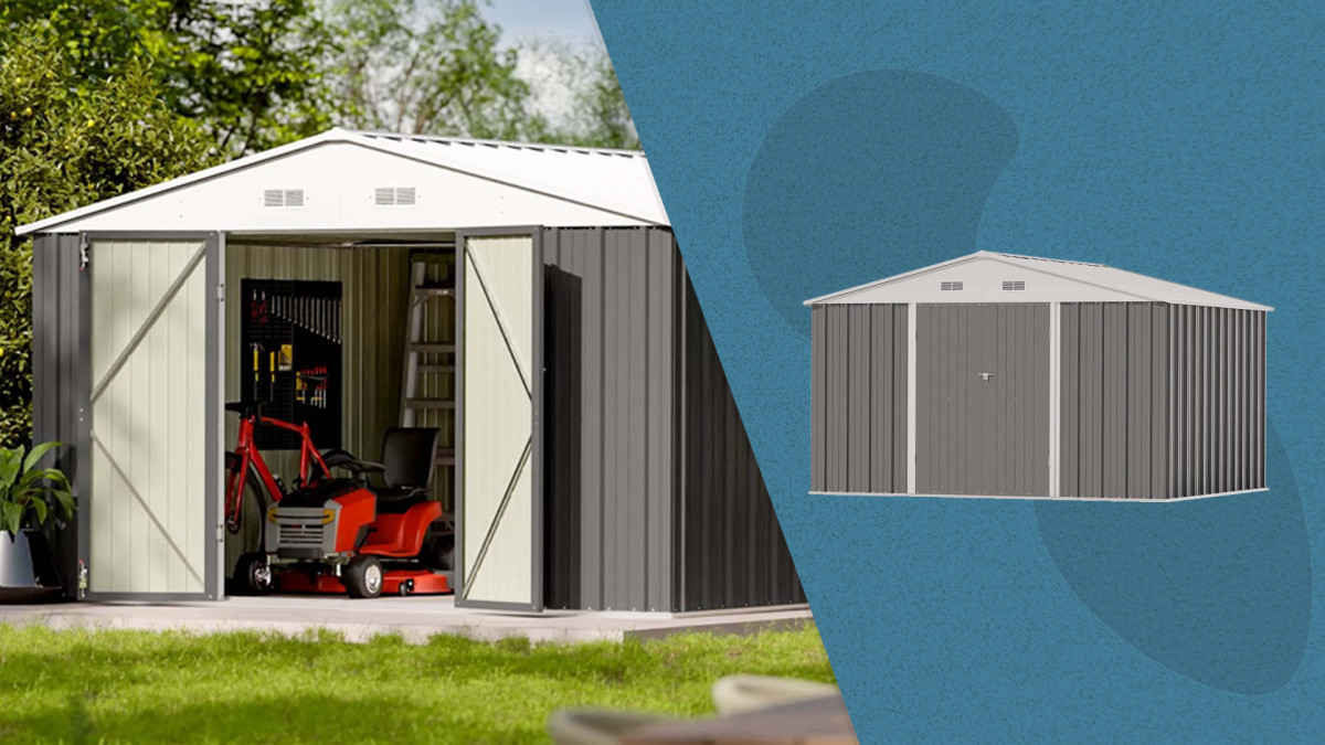 Walmart Is Selling a Huge $729 Metal Storage Shed for Just $385, and ...