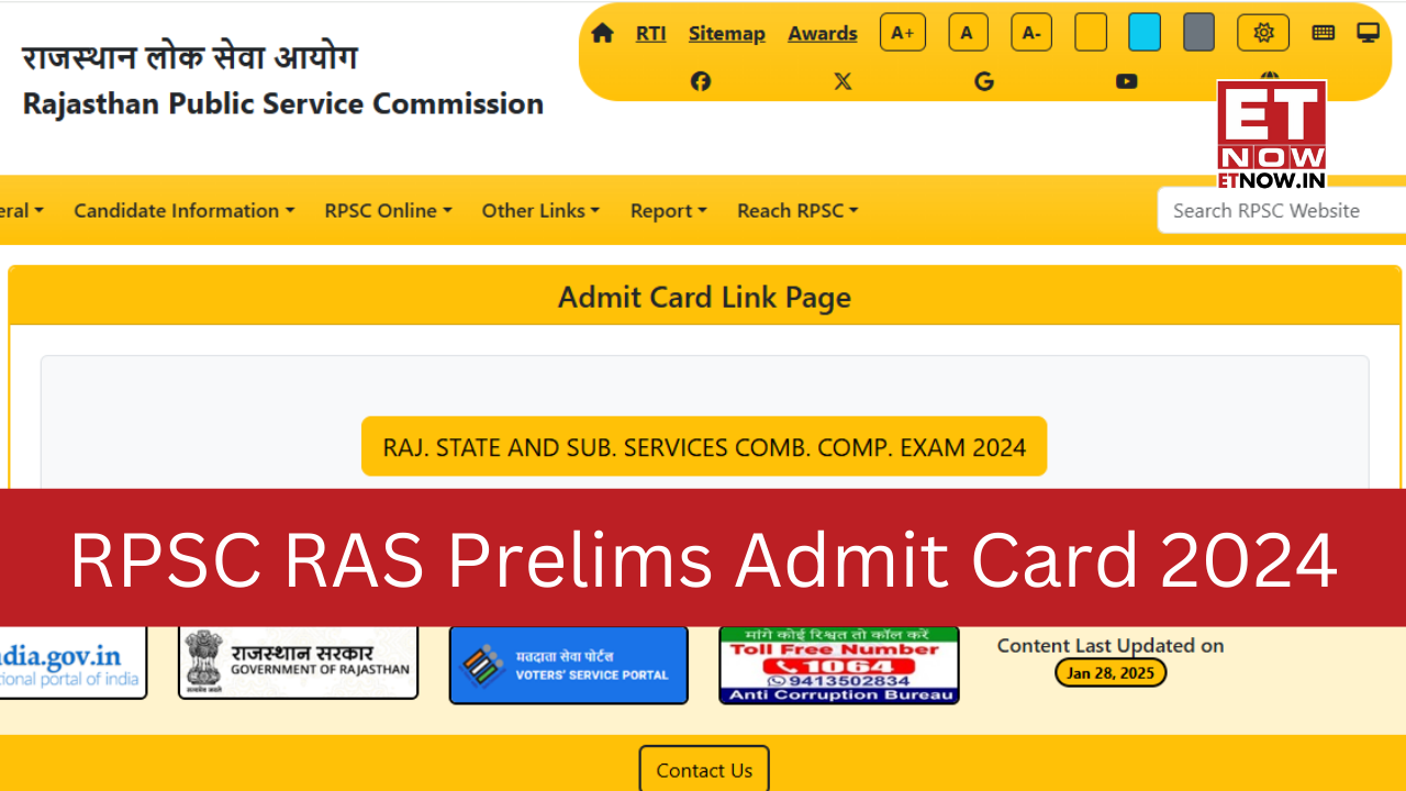 RPSC RAS Prelims admit card 2024 OUT at rpsc.rajasthan.gov.in; How to ...