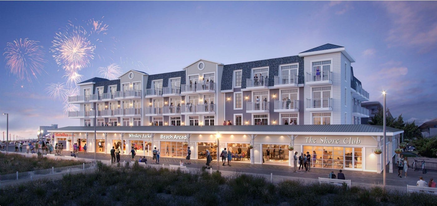 Hotel plan approved for Rehoboth Beach boardwalk property; demolition ...