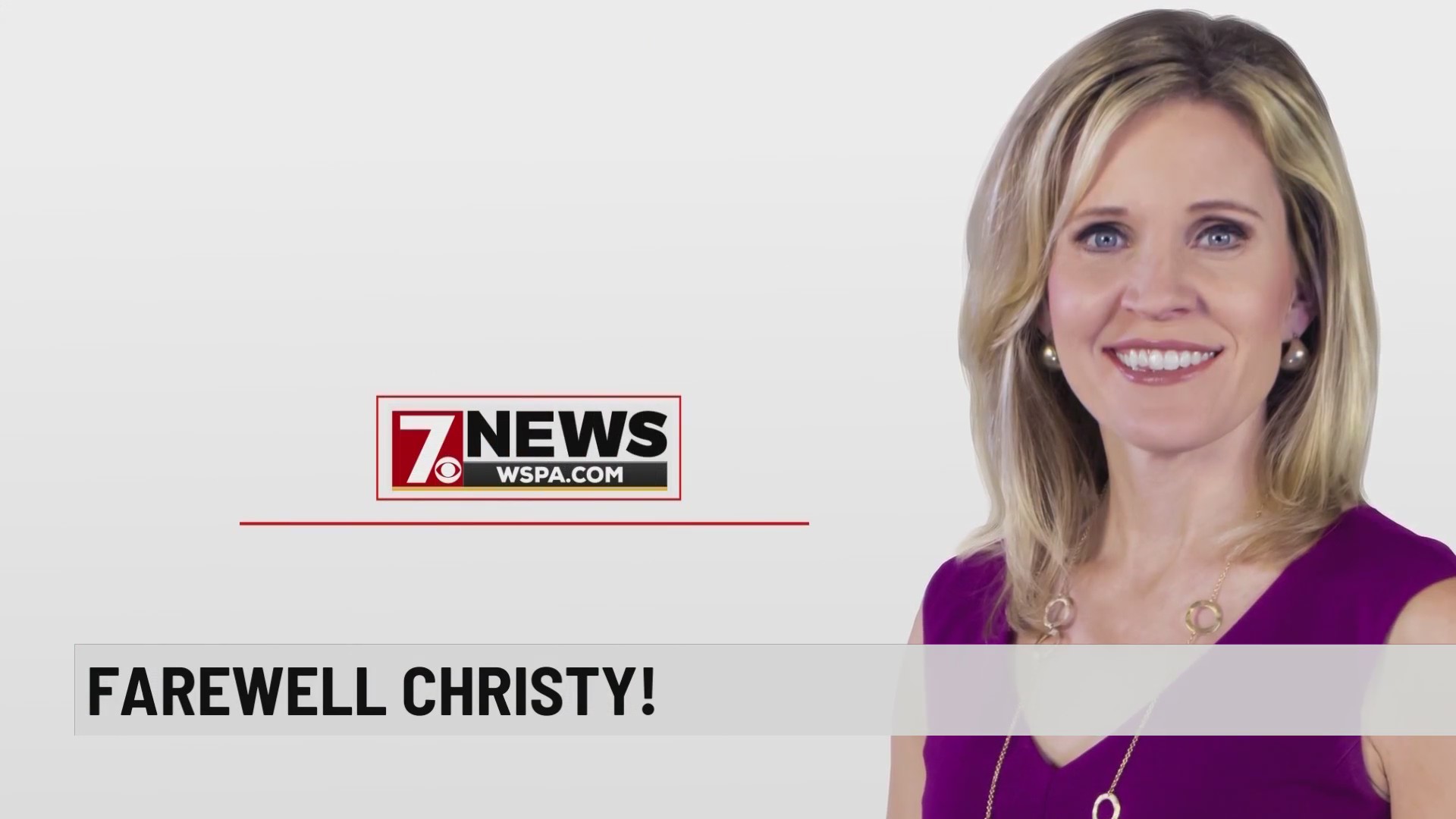 Farewell Christy Henderson!