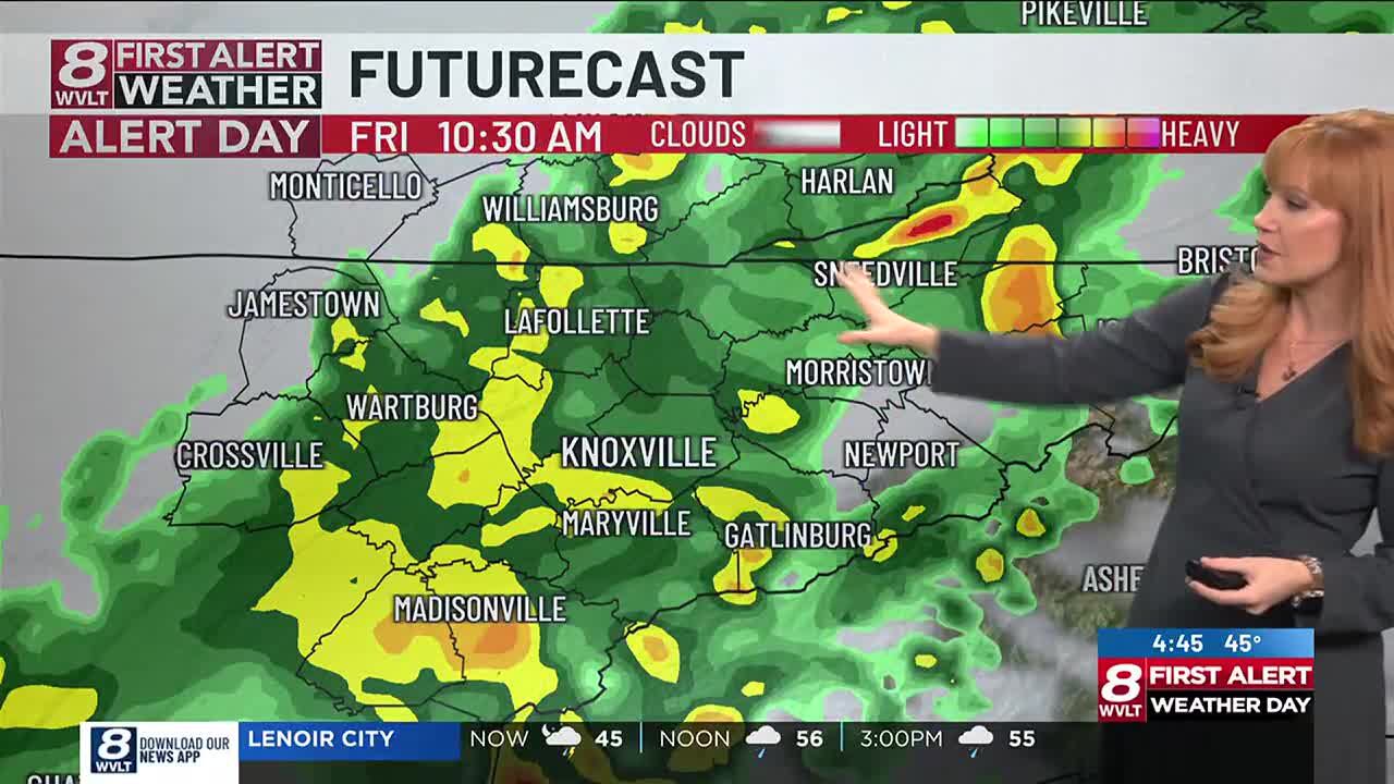 Messy roads in the rain and rumbles of thunder, WVLT First Alert ...