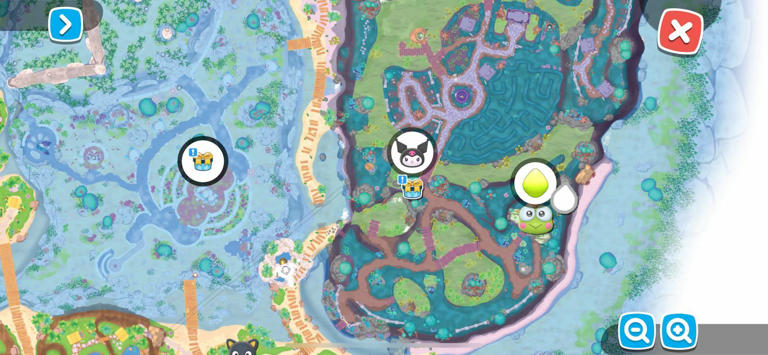 Hello Kitty Island Adventure Swamp Habitat Critter List Location
