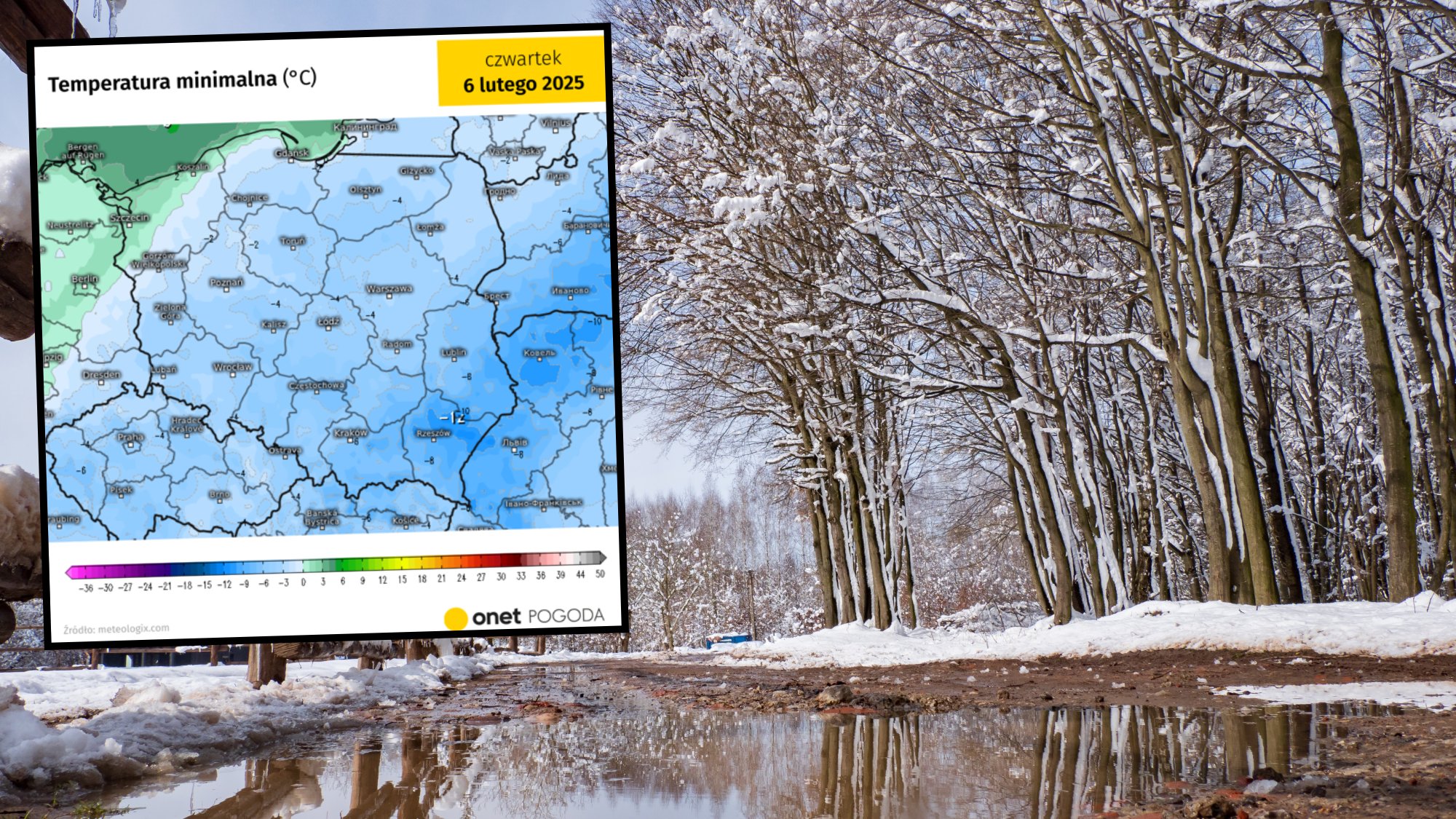 Zima zaczyna wracać do Polski. Poprószy śnieg, a temperatura spadnie do ...