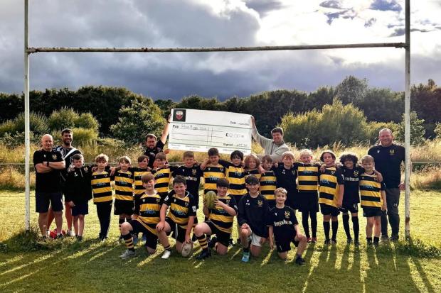 Wrexham junior rugby team's boost with pub and Round Table support