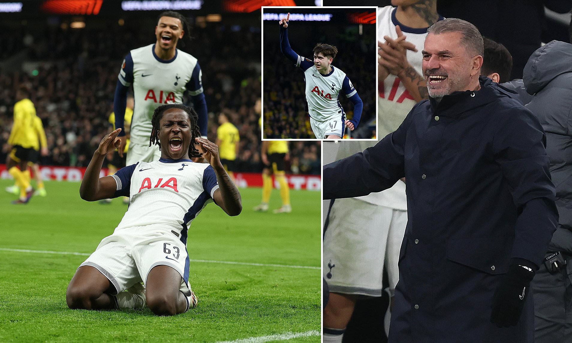 Ange Postecoglou says Tottenham's win over Elfsborg underlined three ...