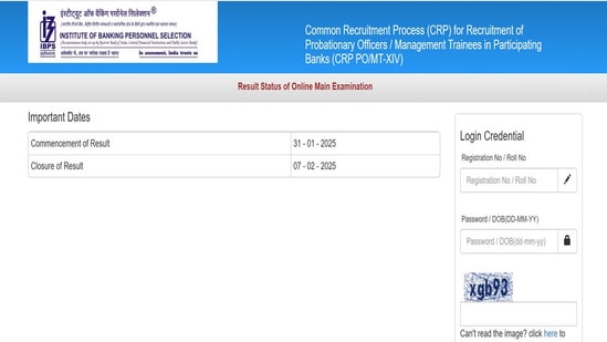 IBPS PO Main Result 2024 released at ibps.in, direct link to check ...