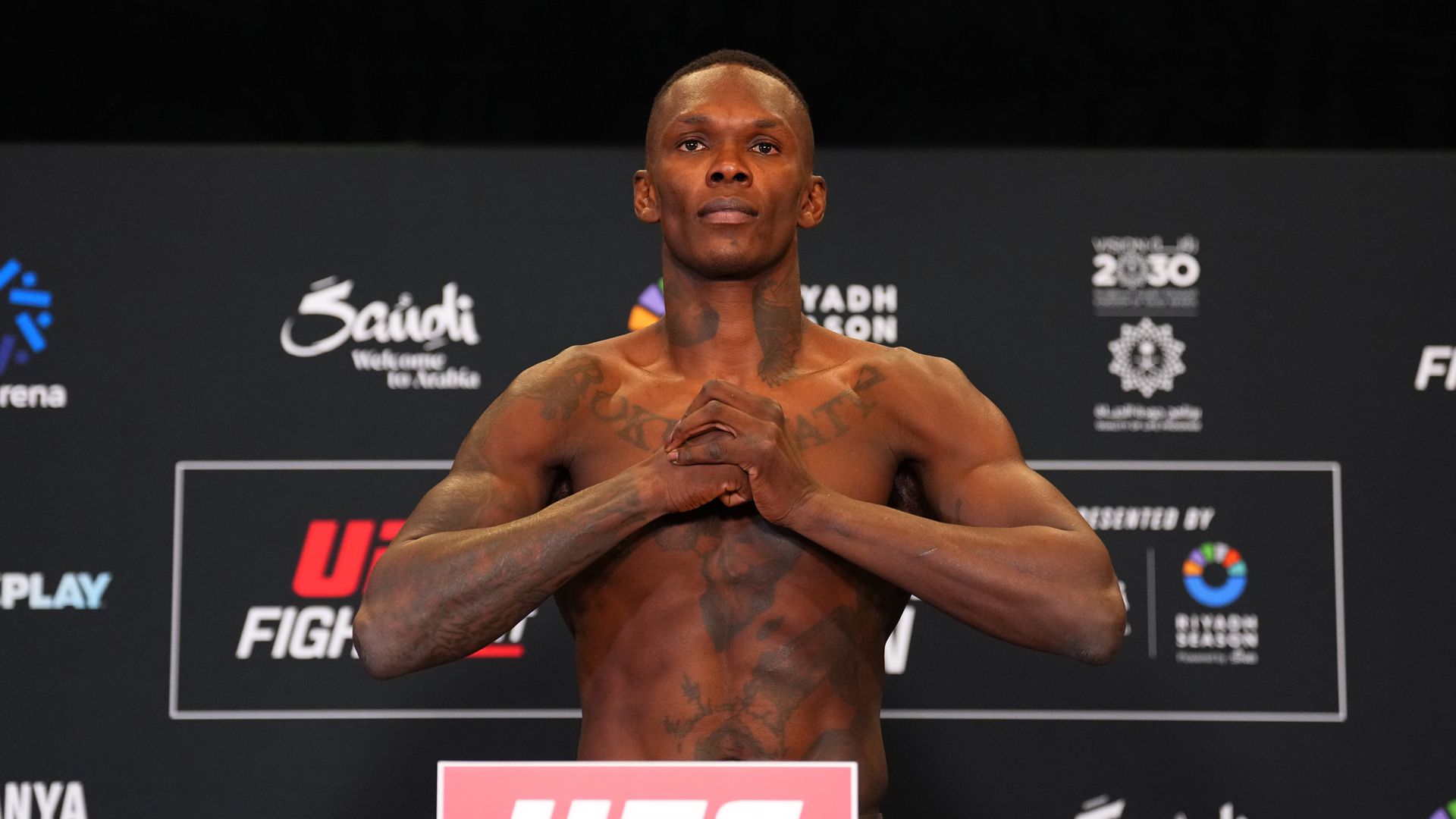 UFC Saudi Arabia weigh-in results: Israel Adesanya, Nassourdine Imavov ...