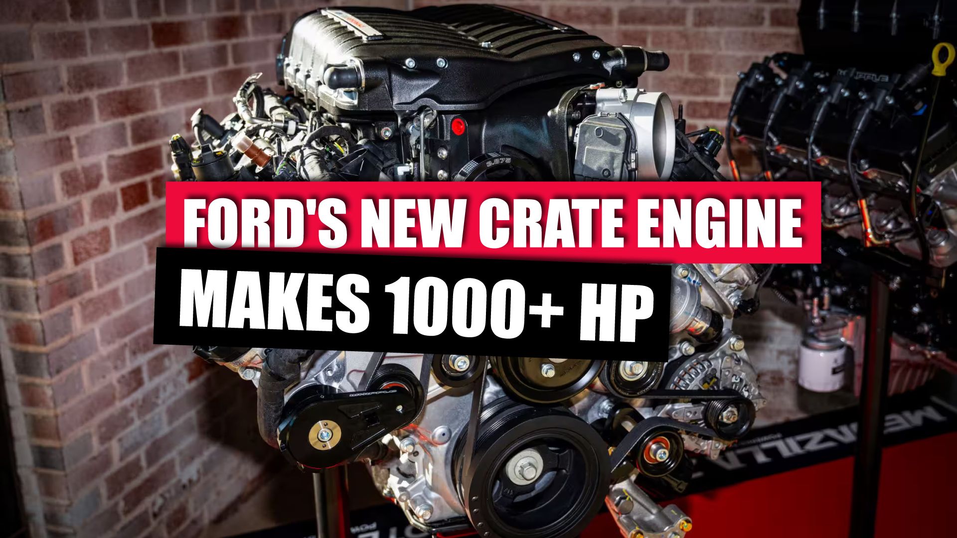 Ford's New Supercharged Megazilla Crate Engine Unleashes 1,000+ HP