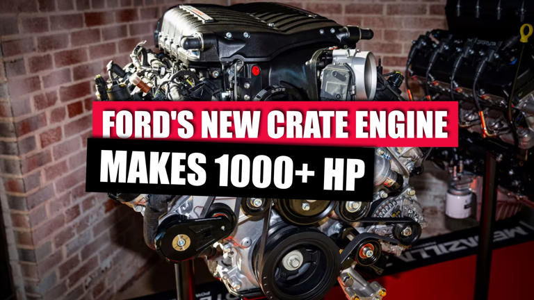 Ford's New Supercharged Megazilla Crate Engine Unleashes 1,000+ HP