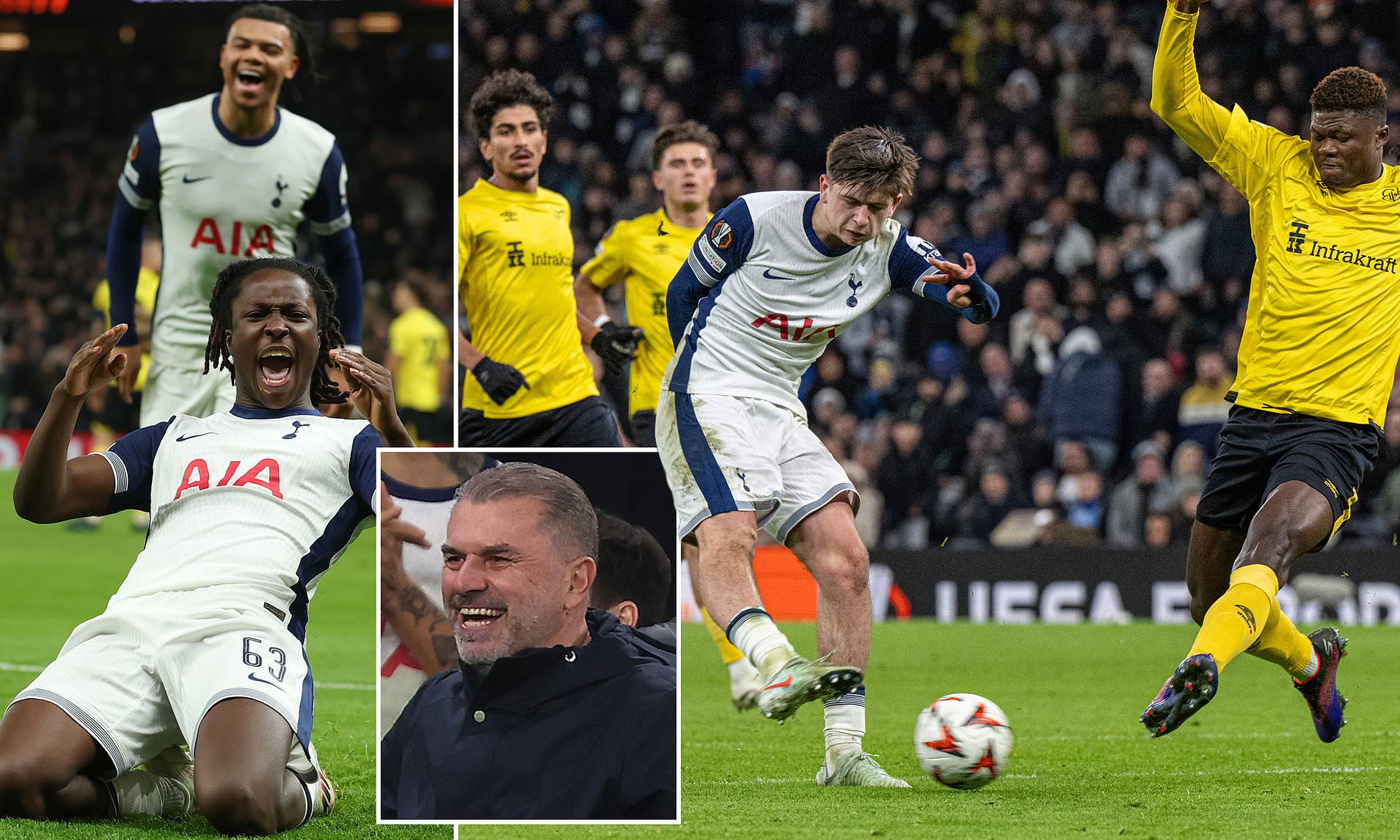 Ange Postecoglou says Tottenham's win over Elfsborg underlined three ...