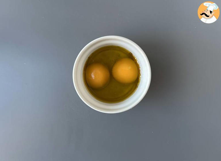 Candied egg yolks with air fryer spread