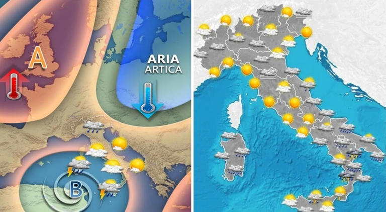 Meteo, weekend all'insegna del maltempo. Una nuova perturbazione porta nubifragi e neve: quali ...