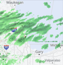 Chicago weather radar: Track heavy rain through morning rush hour