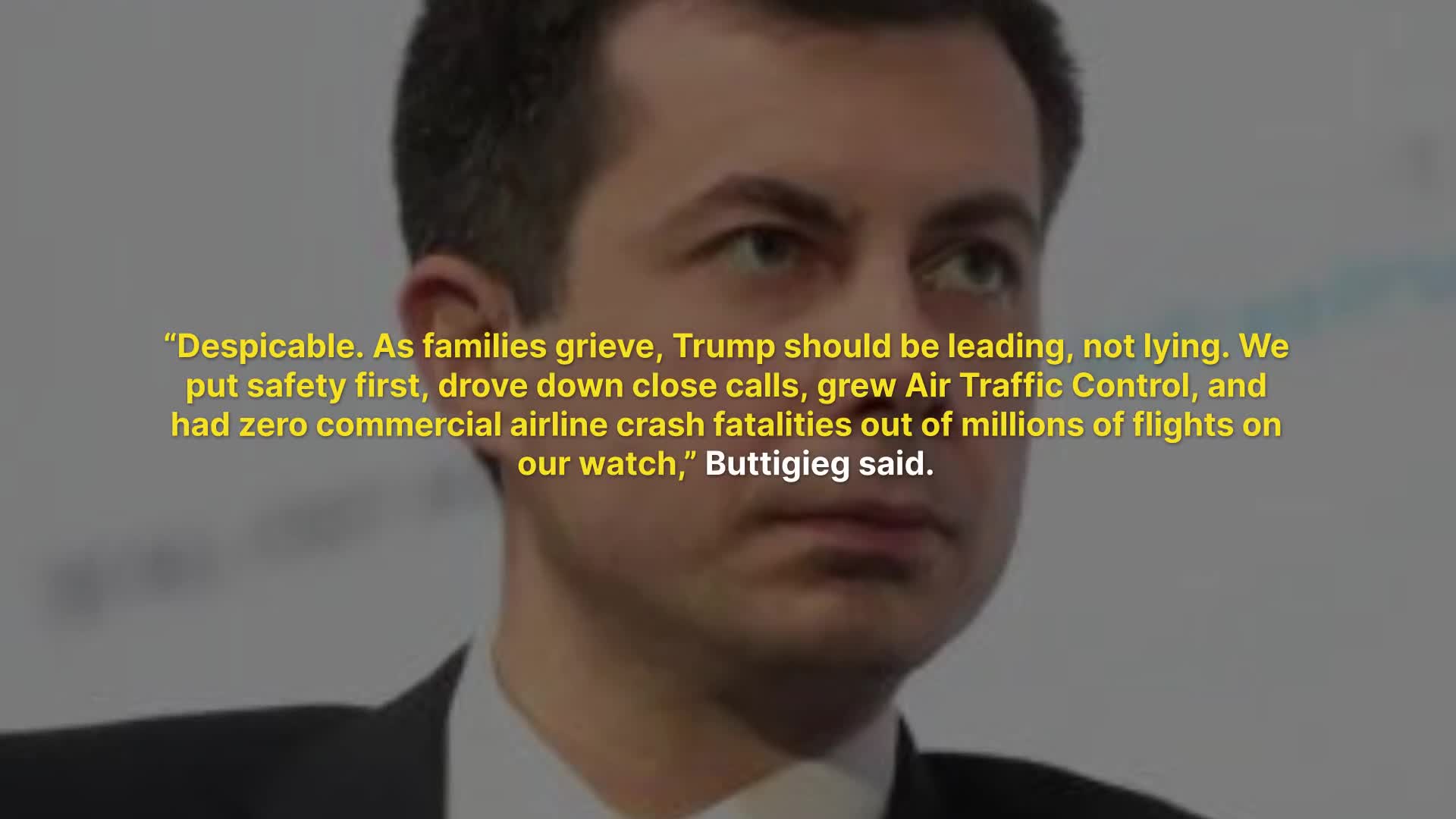 Trump's Comments On American Airlines Crash 'Despicable,' Says Pete ...