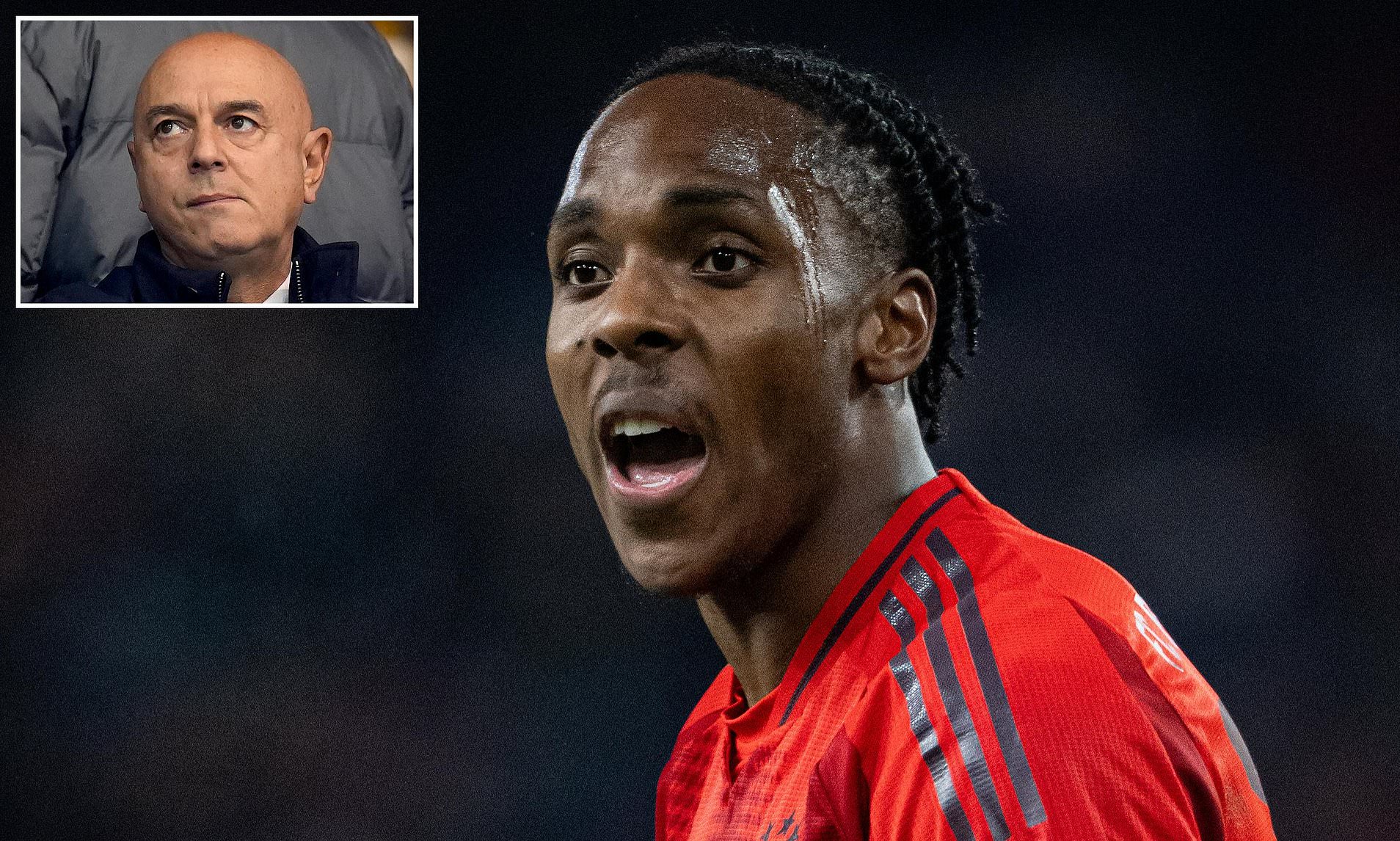 Daniel Levy 'arrives in Munich to get Mathys Tel deal over the line' as ...