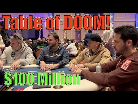 I'm At "Table Of DOOM!" $100+ Million On My Right In BIGGEST Event Of ...