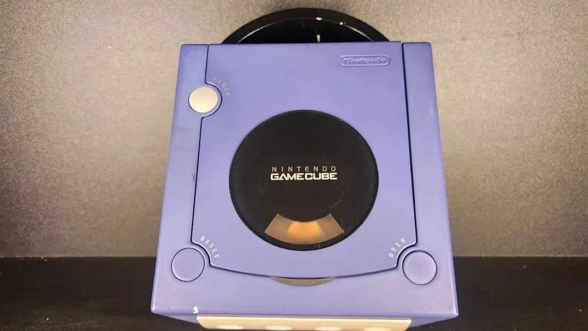 El prototipo de Gamecube, presentado en una feria de Nintendo de hace ...