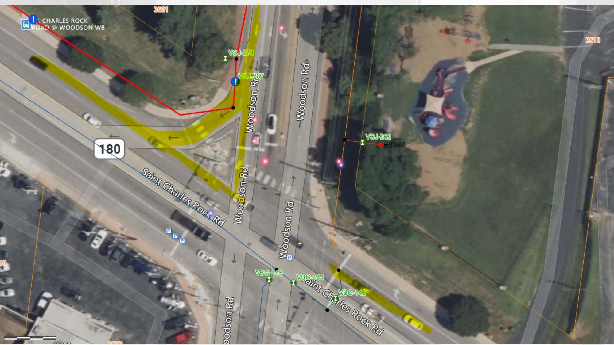 Lane closures in Breckenridge Hills as crews repair water main break