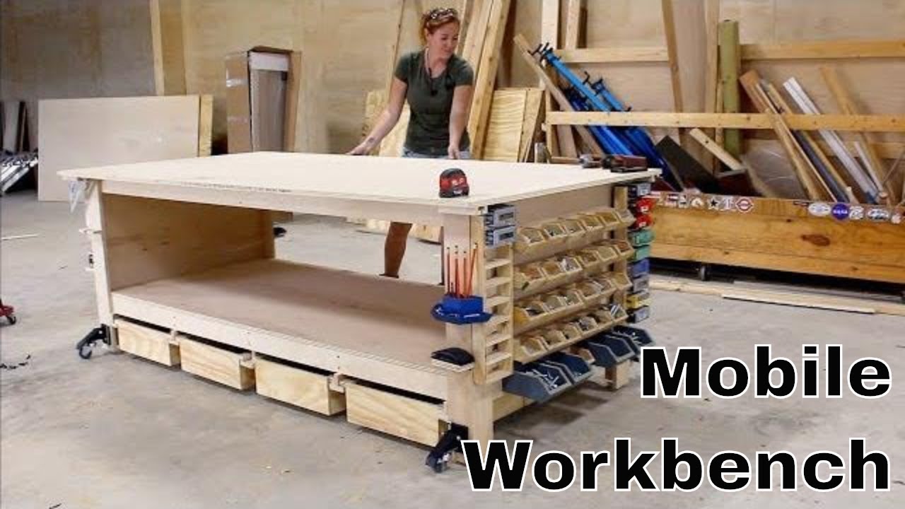 Build a Workbench with 10 Clever Storage Hacks