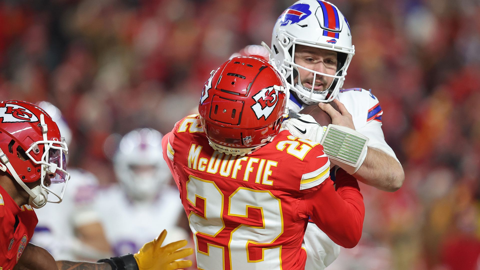Trent McDuffie before late blitz in AFC Championship: ‘We got them’