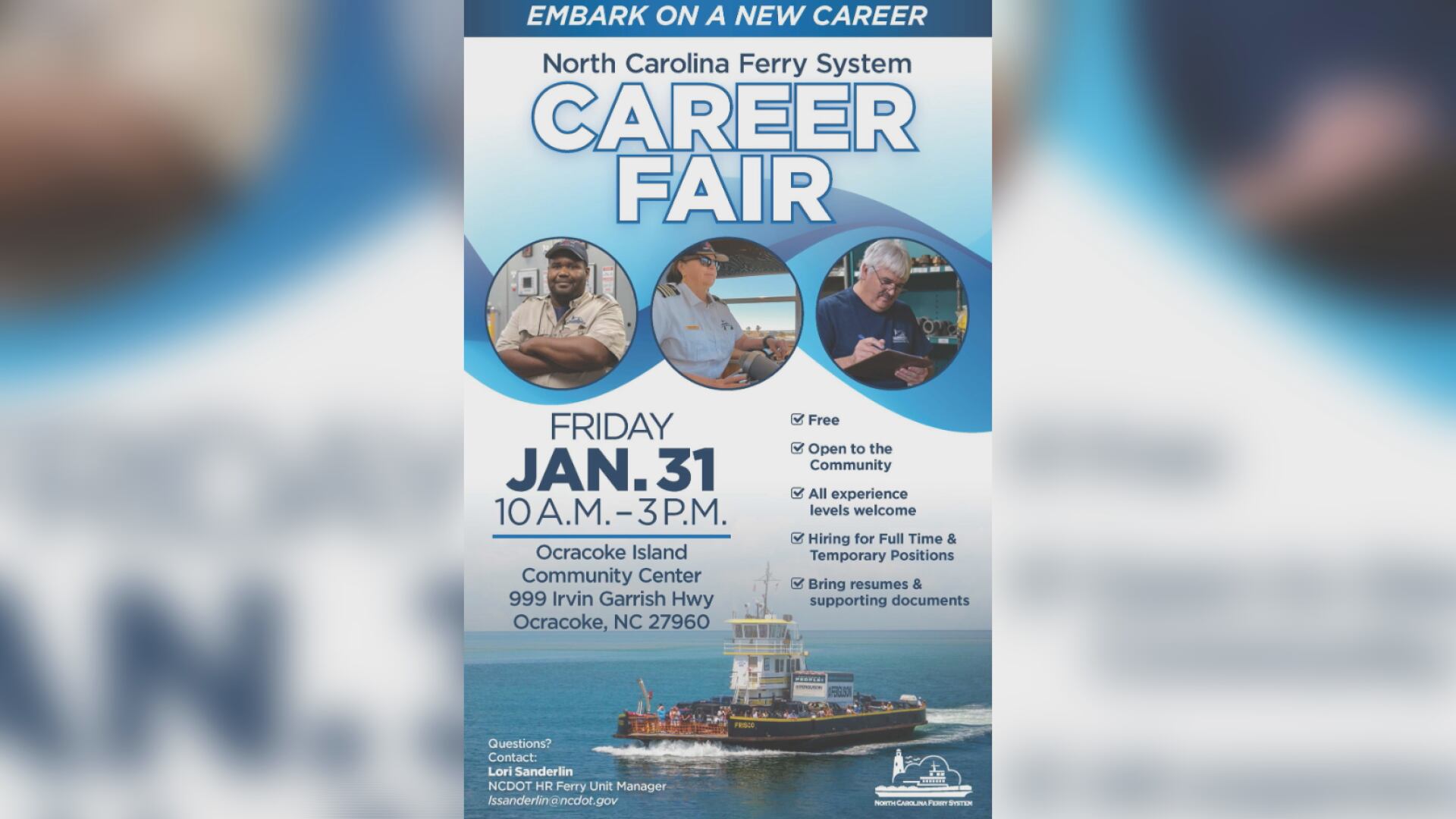 NCDOT Ferry Division hosts Ocracoke career fair