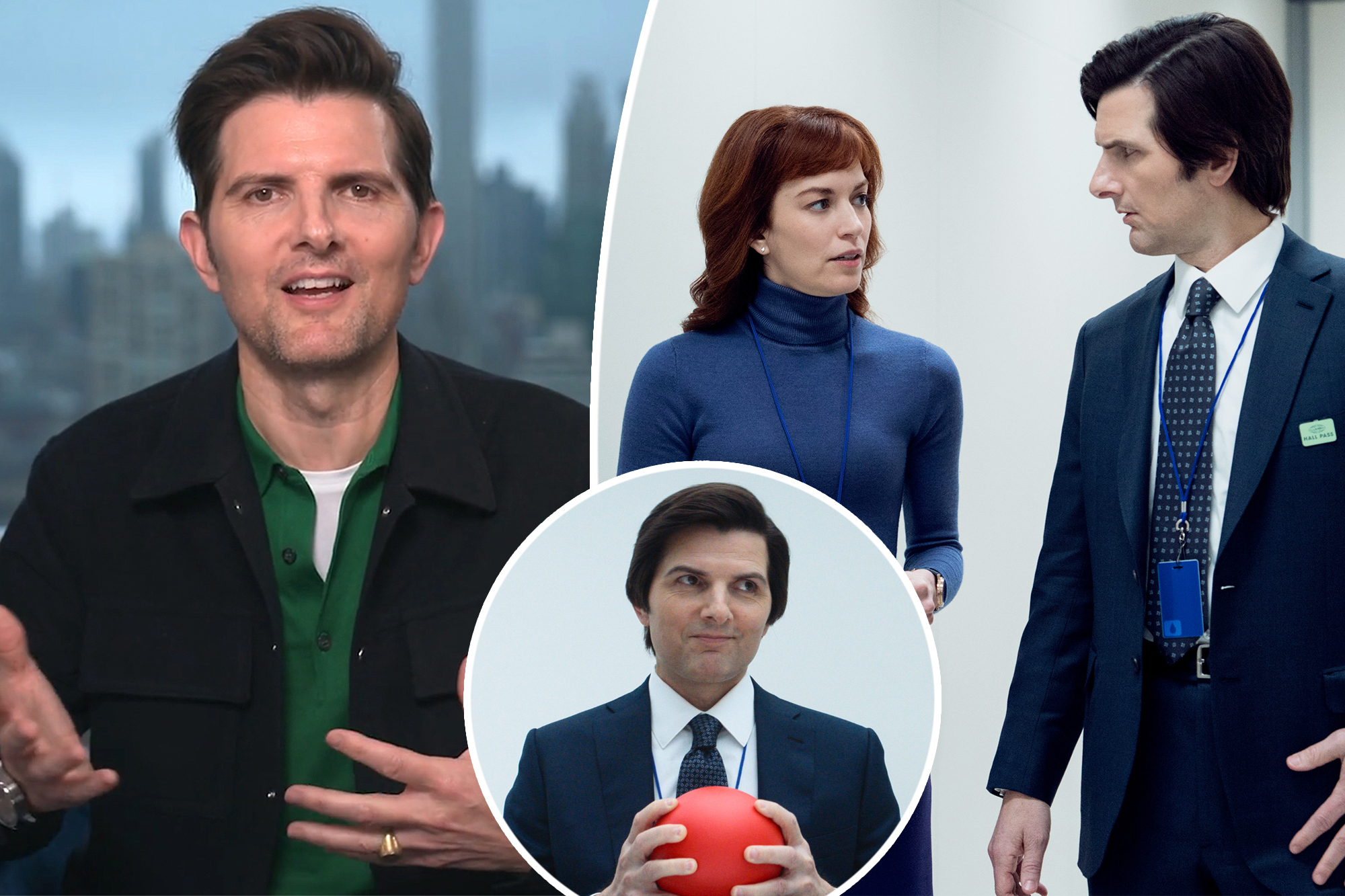 Why Adam Scott had ‘difficulty’ keeping a straight face in ‘Severance ...
