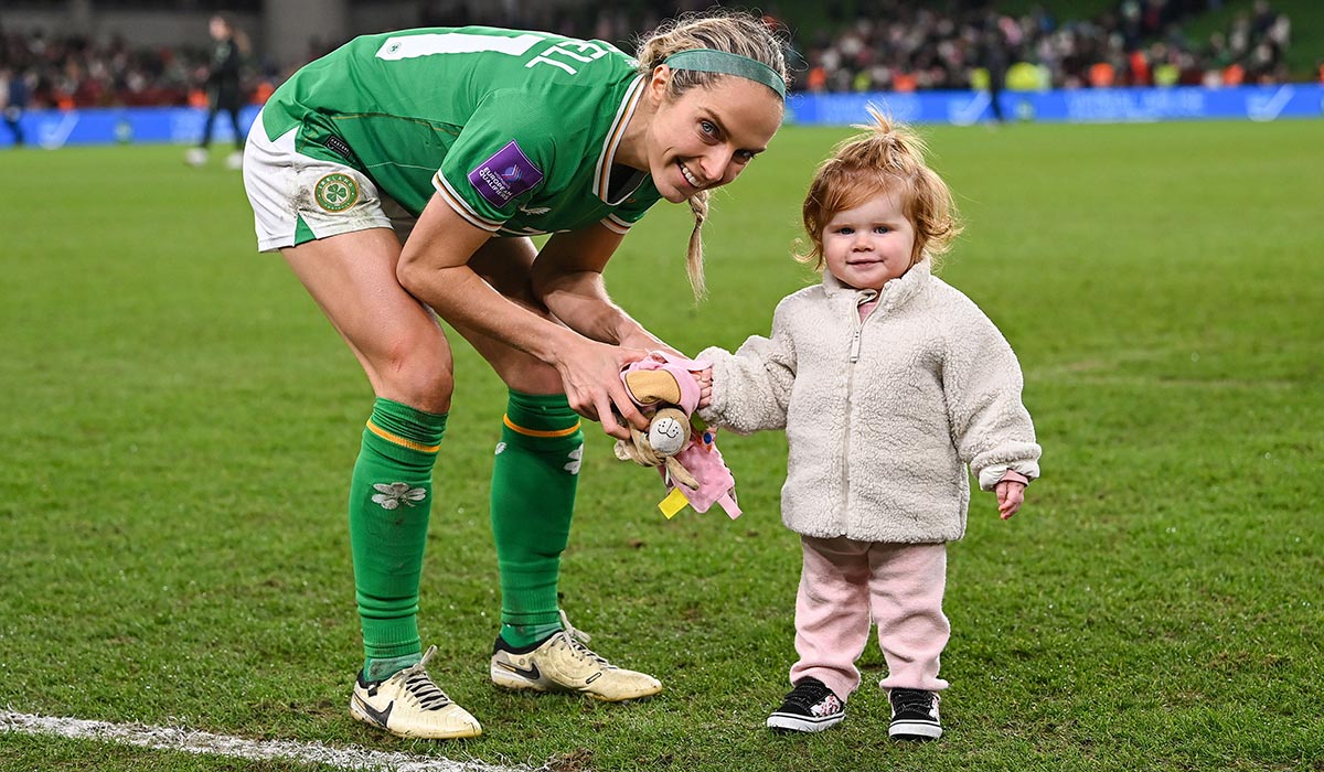 Inside Irish footballer Julie-Ann Russell's life with cute baby Rosie ...