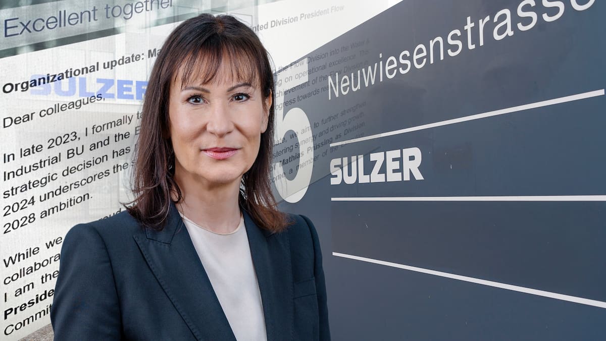 Wechsel von Spartenchef – ohne Wissen der Börse?: Sulzer-CEO Suzanne ...