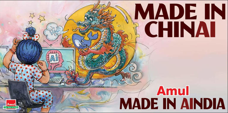 Made in ChinAI: Amul is back with another witty doodle! This time on ...