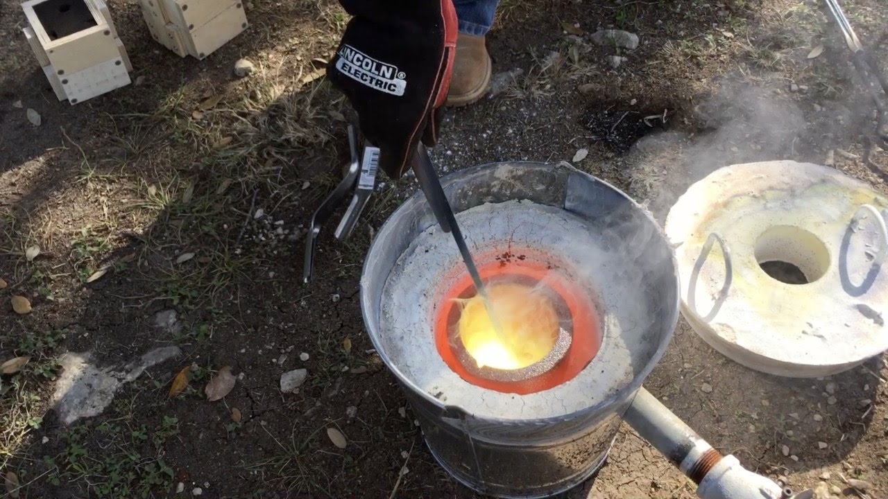 Build a backyard foundry for small metal casting