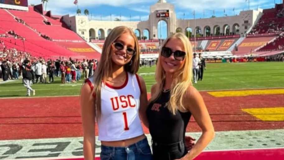 Lane Kiffin's wife Layla charms in chill beach selfie with USC-bound ...