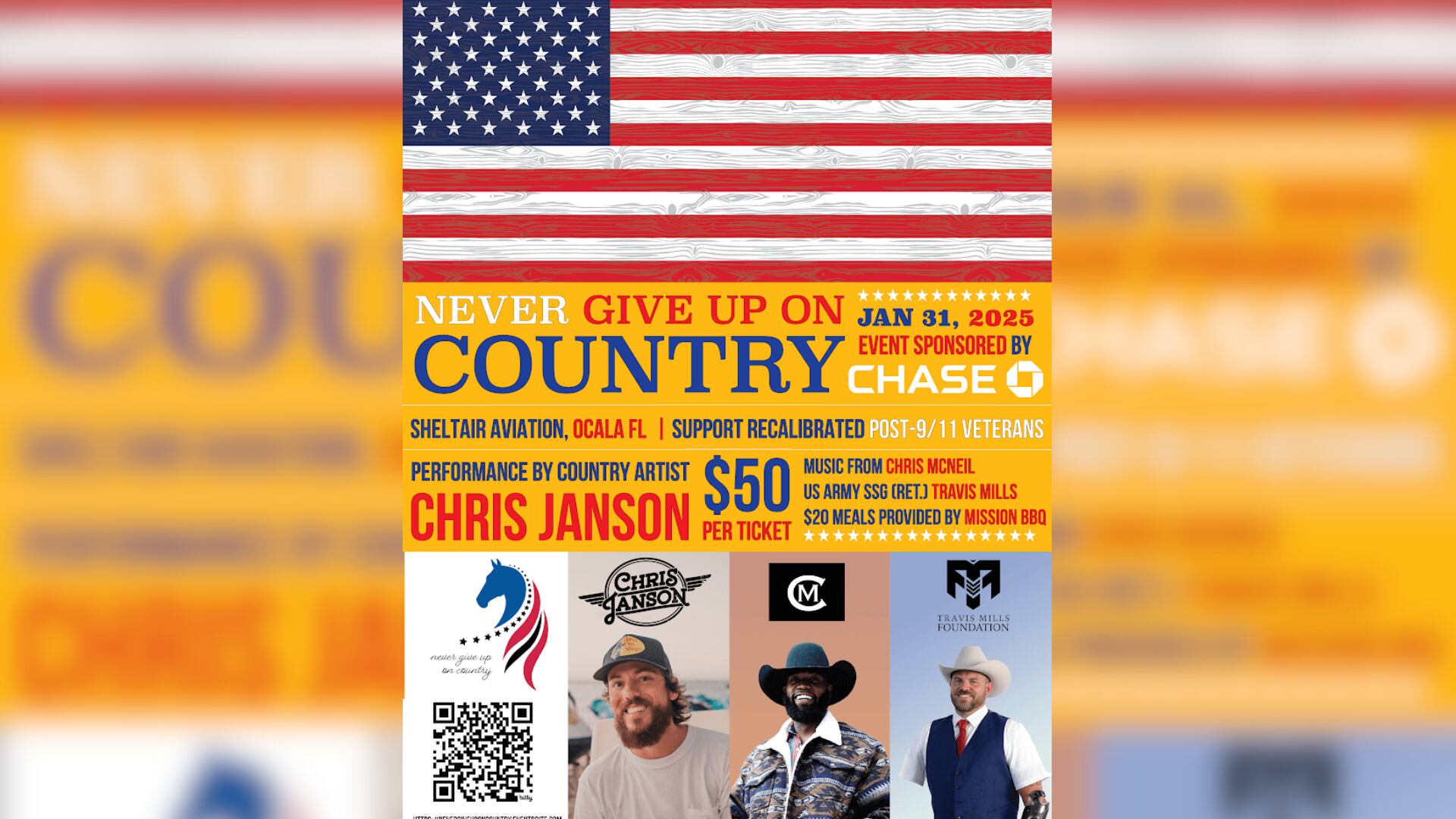 ‘Never Give Up on Country’ benefit concert to support injured 9/11 ...